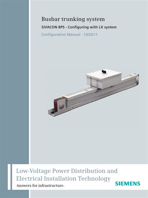 Manual Sivacon 8ps Configuring With Lx En Gb Pdf Electrical Connector Safety