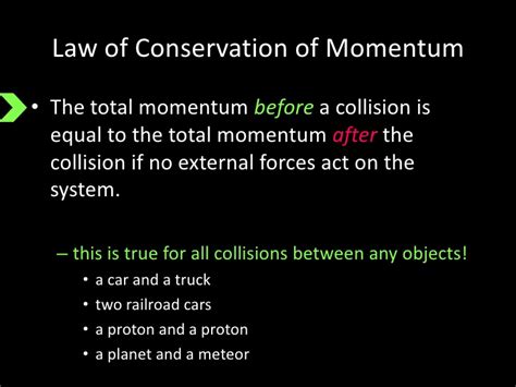 Example Of Law Of Conservation Of Momentum