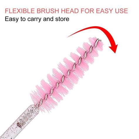 Brosse à cils jetable MINIFINKER 50pcs Nylon Portable Non