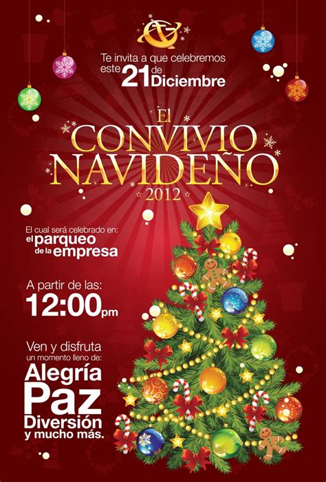 Transgraphic S A Convivio Convivio navideño Navidad invitaciones