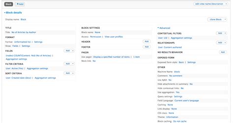 7 Views Display Number Of Nodes Published By Author On Profile Drupal Answers