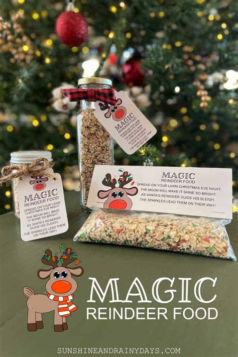 Printable Reindeer Food Printable Free Templates