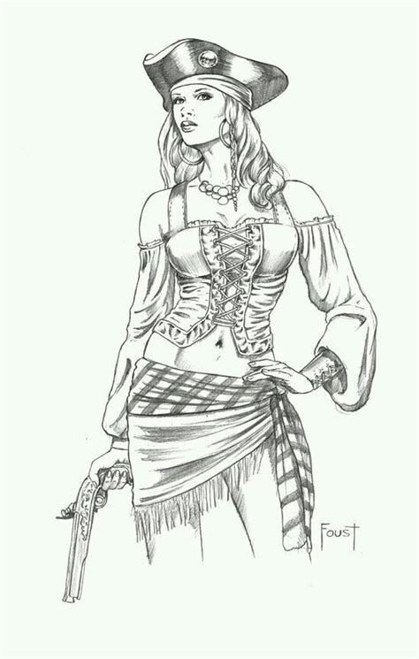 Personnage Pirate Art Pirate Woman Pirate Life Fantasy Women