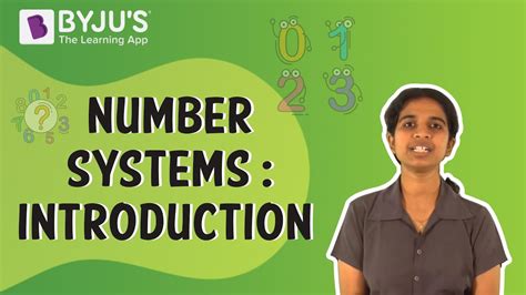 Introduction Number Systems Learn From Byjus Youtube