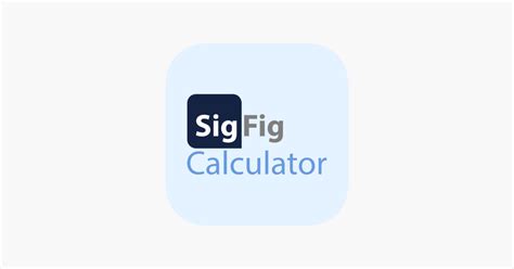 Sig Figs Calculator On The App Store