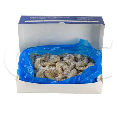 Креветка ваннамей с м в панцире б г 21 25 110 120шт Empacadora Bilbo Bilbosa 1 8кг 18кг кор