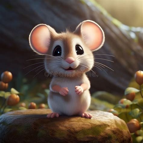 Adorable Mouse Animation Stock Illustration Illustration Of Pink