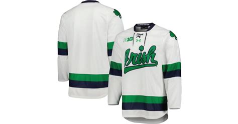 Under Armour Notre Dame Fighting Irish Team Replica Hockey Jersey In