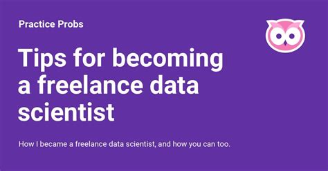 Tips For Becoming A Freelance Data Scientist R Datascience