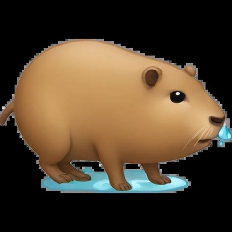 Capybara Crying Tears Falling Down From His Eyes Emoji Ai Emoji Generator