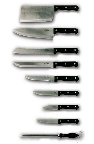 Schäfer 15 Teiliges Messer Set Inkl 1 Messerblock 1 Kochmesser 1