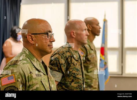 Left To Right Incoming Western Sector Senior Enlisted Advisor Csm
