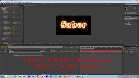 Saber After Effects Plugin