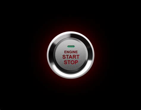 一个汽车的engin Start Stop 按钮效果 Dklogs 设计 生活