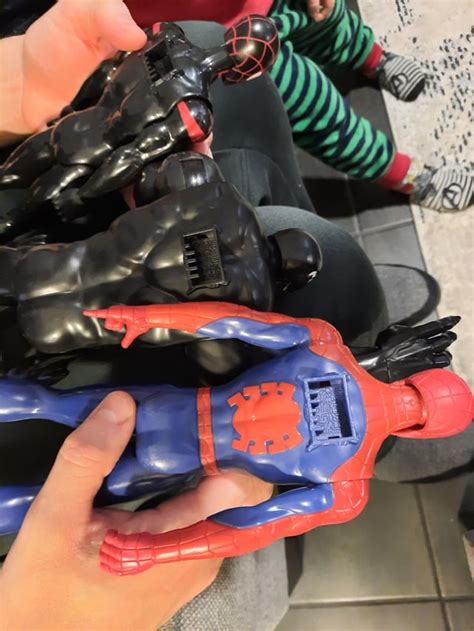 Rectangular Plastic Circuit Board In The Back Of These Action Figures