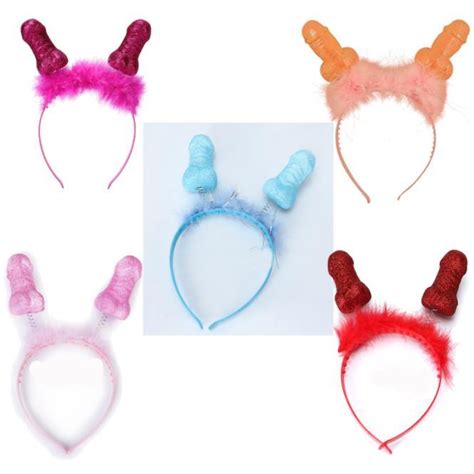 Bachelorette Party Novelty Bride To Be Willy Dildo Shape Headband