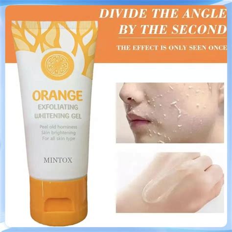 Mintox 50g Orange Body Cream Exfoliating Gel Facial Whitening Body