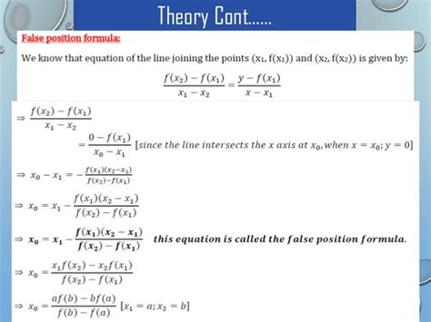 Matlab Lecture 7 Regula Falsi Or False Position Methodtaj