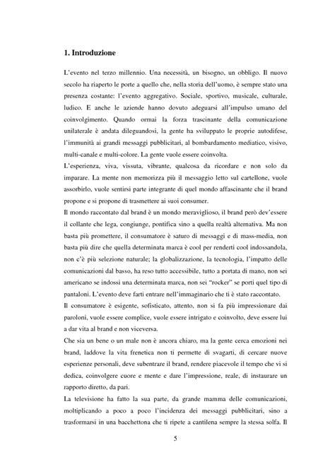 Strategia Di Comunicazione Nellorganizzazione Di Un Evento Tesi Di
