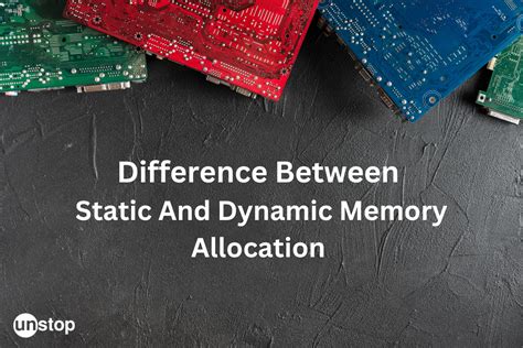 Difference Between Static And Dynamic Memory Allocation Unstop