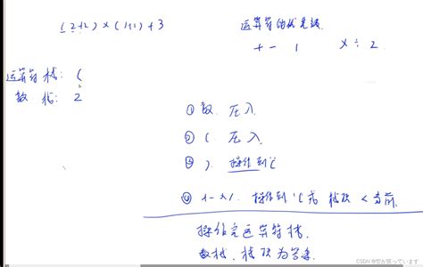 考研复试第9天 表达式求值 【栈，括号匹配】 Csdn博客