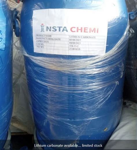 Lithium Carbonate Powder For Industrial At ₹ 1400 Kg In Noida Id