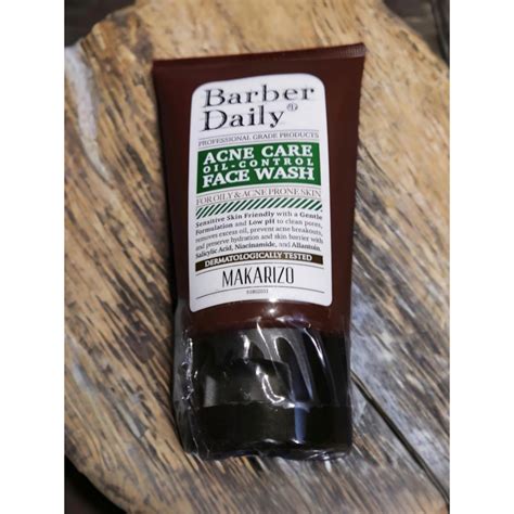 Jual Makarizo Barber Daily Face Wash 100ml Sabun Cuci Muka Pria Acne