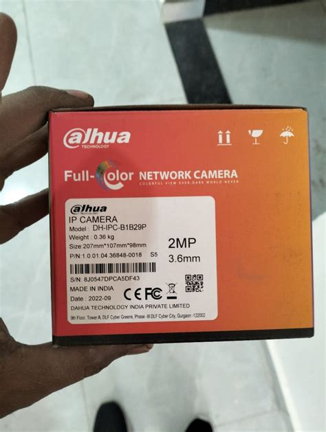 Dahua Ip Camera Camera Range 15 To 20 M 2 Mp At ₹ 3050 Piece In