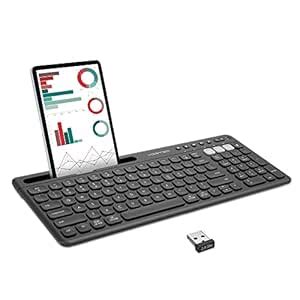 Amazon In Buy Vortec Wireless Multi Device Bluetooth Keyboard Compatible With IPhone IPad