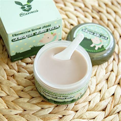 Коллагеновая маска для лица Elizavecca Green Piggy Collagen Jella Pack ...