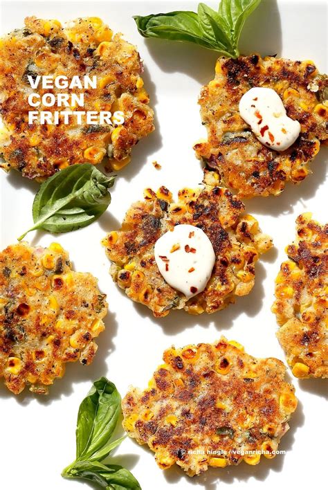 Basil Jalapeno Corn Fritters Gluten Free Vegan Richa Bloglovin
