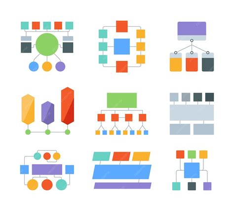 Premium Vector Flowchart Elements Infographic Templates Business Processes Diagrams Workflow