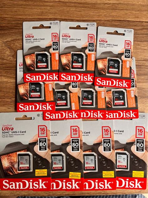 Sandisk Sd Card 16gb Computers And Tech Parts And Accessories Hard Disks
