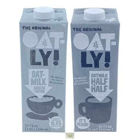 Oatly Oat Milk Coffee Lovers Half And Half And Barista Edition 32