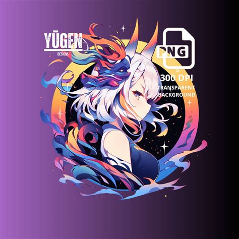 Yokai Girl T Shirt Design Png Digital Download Png Commercial Use