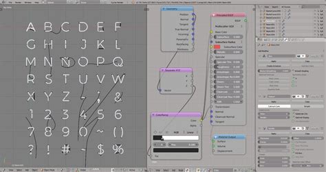 네온 타이포그래피 3d 모델 25 Blend Free3d