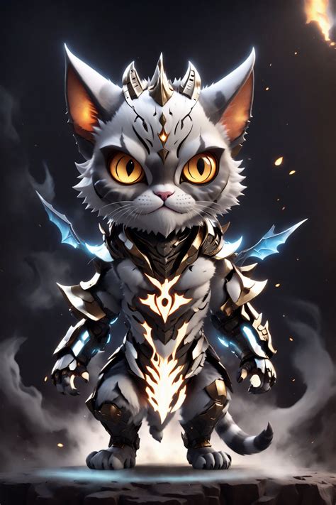 chibi full body cyborg cat h image created by axolernum tensor art