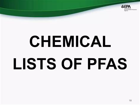 Pfas Chemistry Range Complexity Groupings And The Comptox Chemicals Dashboard Ppt