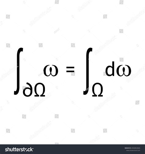 Stokes Theorem Formula Physics Stock Vector Royalty Free 2030852843 Shutterstock