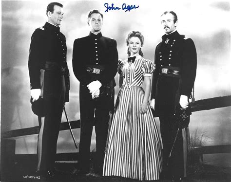 John Agar 8x10 Fort Apache Signed Wjohn Wayne Henry Fonda Shirley