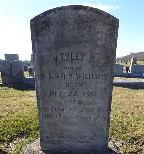 wesley bowman williams 1887 1901 find a grave memorial