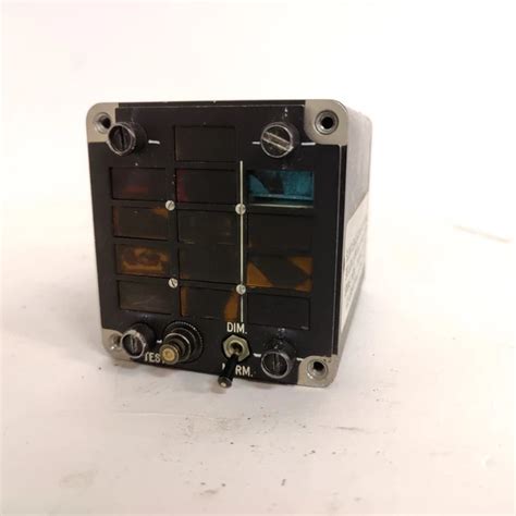 Gazelle Xz340 Cockpit Cwp Indicator Buttons Panel Helicopter Aviation Aircraft £80 00 Picclick Uk