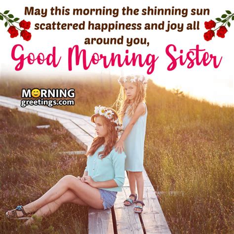 Good Morning Sister Greetings