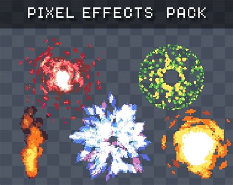 Free Pixel Effects Pack By Codemanu
