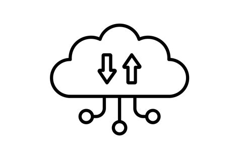 Cloud Computing Outline Icon Graphic By Dragon Icons Creative Fabrica