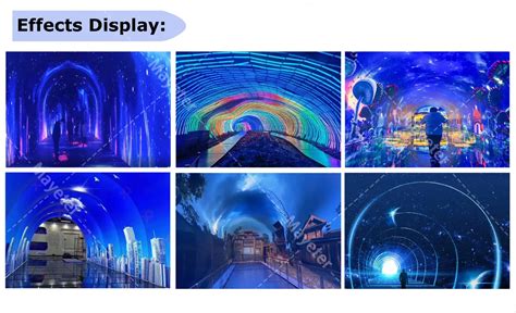 Mayeter Subway Airport Tunnels Using 3d Large Venue Indoor Wall Ceiling