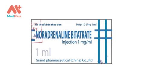 Thuốc Noradrenaline Bitartrate Injection 1mg Ml Liều Dùng And Lưu ý