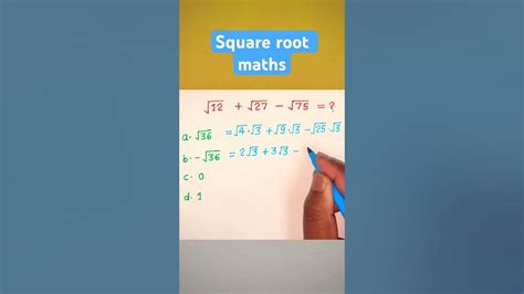 Square Root Problems Youtube