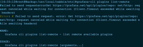 Zabbix Api Connection Failed Could Not Connect To Given Issue 547 Grafana Grafana