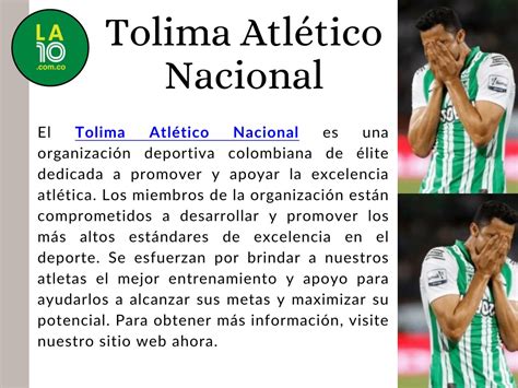 PPT Tolima Atlético Nacional PowerPoint Presentation free download
